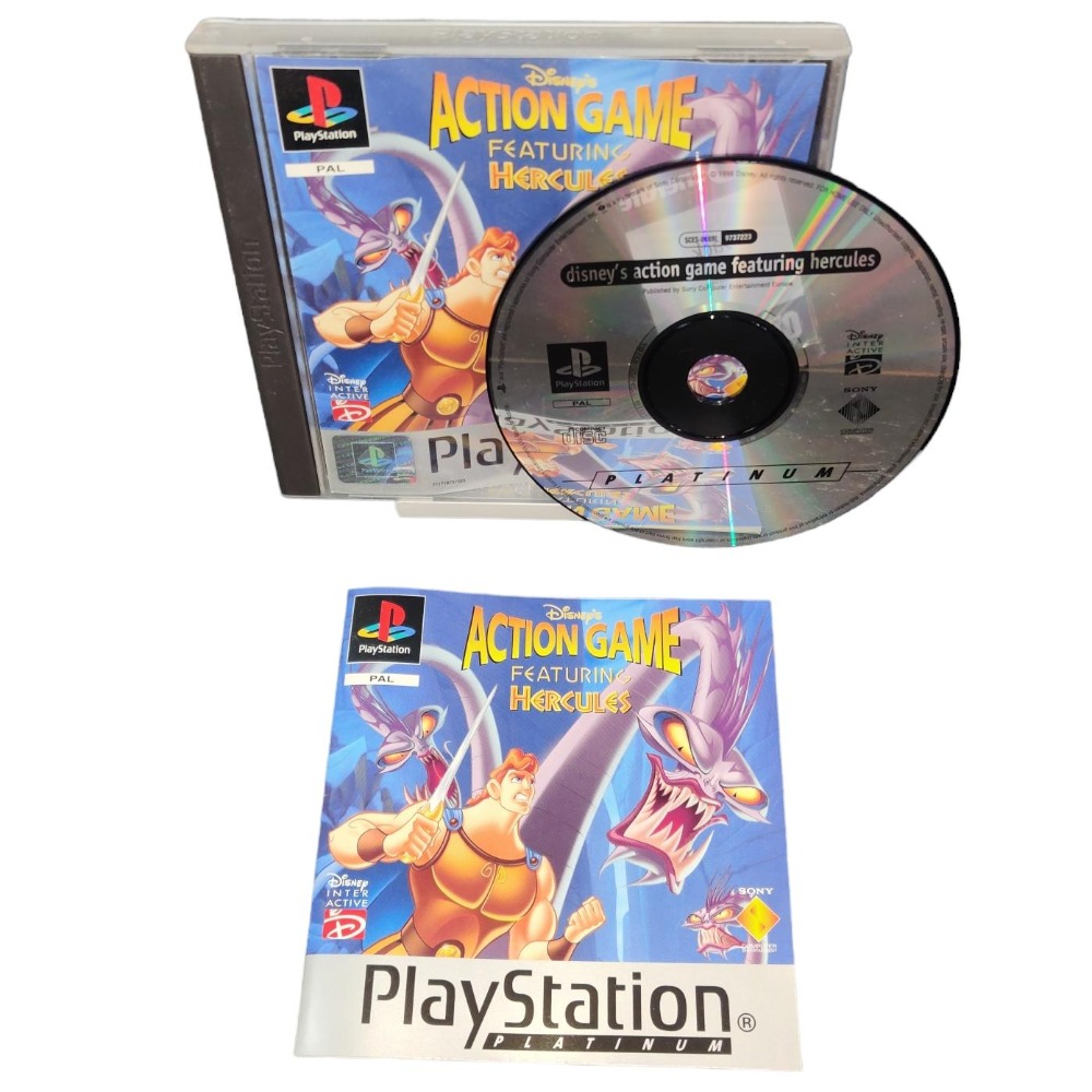 Pre-owned Disney's Action Game Featuring Hercules W/ Manual (PS1 ...